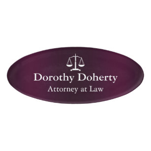 Judge Name Tags | Zazzle