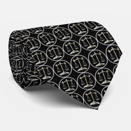 Scales of Justice | Law | Lawyer Tie | Zazzle.com