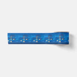 Scales of Justice Satin Ribbon | Zazzle