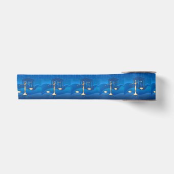 Scales of Justice Satin Ribbon | Zazzle