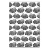 Scallop Shell Block Print, Black and White Tissue Paper | Zazzle