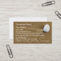 Scallop Shell - business card template | Zazzle