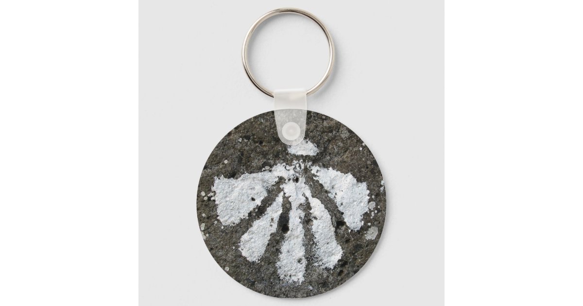 Scallop Shell Keychain | Zazzle