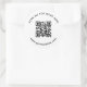 Scan Me For More Info Professional Company QR Code Classic Round ...