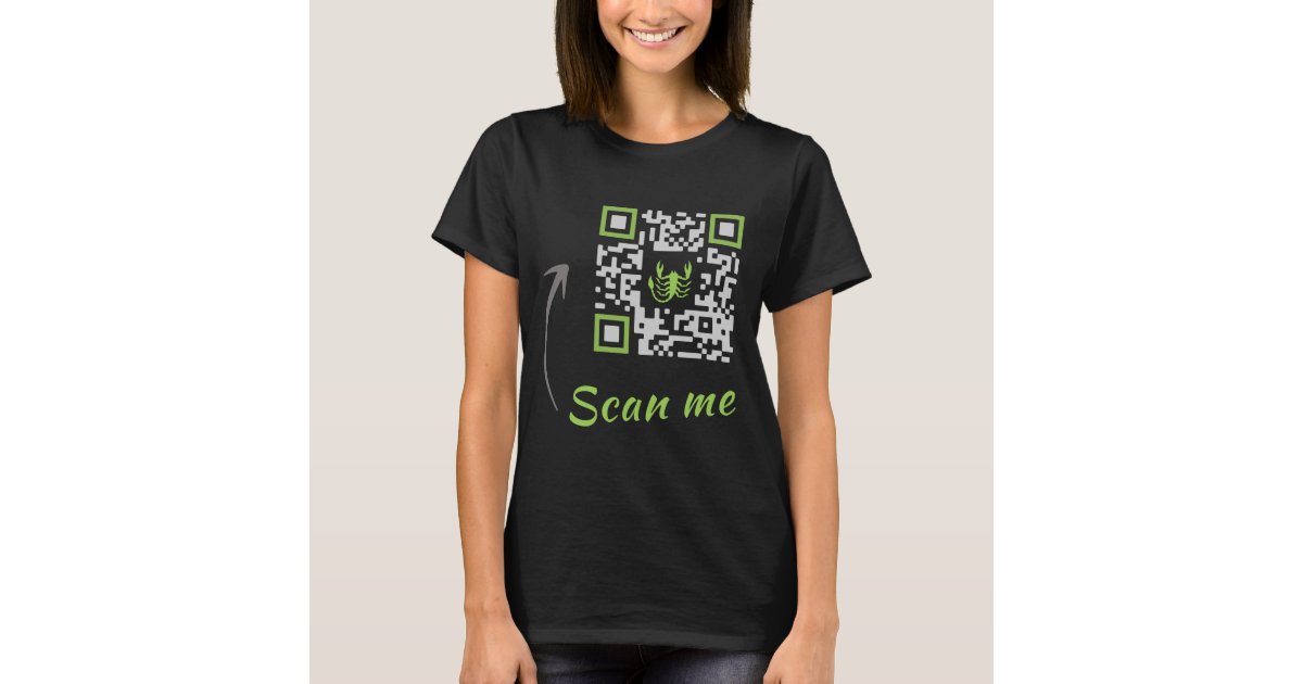 Scan me T-Shirt | Zazzle
