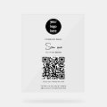 Scan Me To View Menu Order QR Code Acrylic Sign | Zazzle
