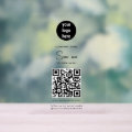 Scan Me To View Menu Order QR Code Acrylic Sign | Zazzle