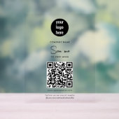 Scan Me To View Menu Order QR Code Acrylic Sign | Zazzle