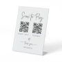 Scan QR Code Sign Wedding Bar Valet Business G400 | Zazzle