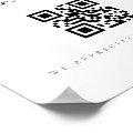 Scan QR Code Sign Wedding Bar Valet Business G400 | Zazzle