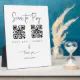 Scan QR Code Sign Wedding Bar Valet Business G400 Plaque | Zazzle