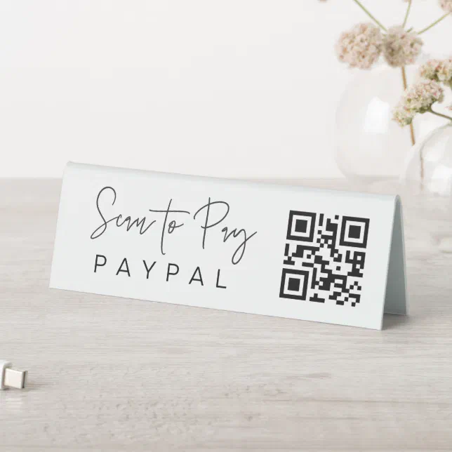 Scan To Pay QR Code Mobile Checkout Business Sign | Zazzle