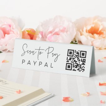 Scan To Pay QR Code Mobile Checkout Business Sign | Zazzle
