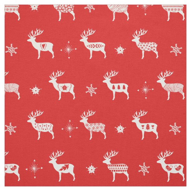 Deer Fabric | Zazzle