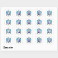 Scanlon Coat of Arms - Family Crest Square Sticker | Zazzle
