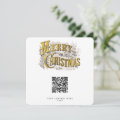 Scannable Christmas Corporate Business QR Code Holiday Card | Zazzle