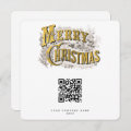 Scannable Christmas Corporate Business QR Code Holiday Card | Zazzle