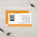 Scannable QR Code Promotional Business Cards | Zazzle