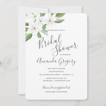 Scarborough Sage Bridal Shower Invitation | Zazzle