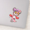 Scare Bear - Zombie Sticker | Zazzle