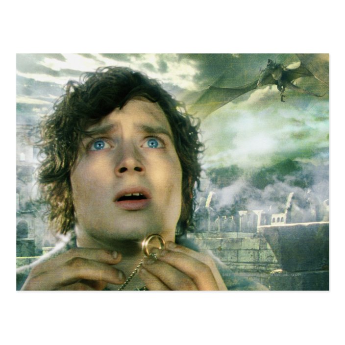 Scared FRODO™ Holding Ring Postcard | Zazzle.com