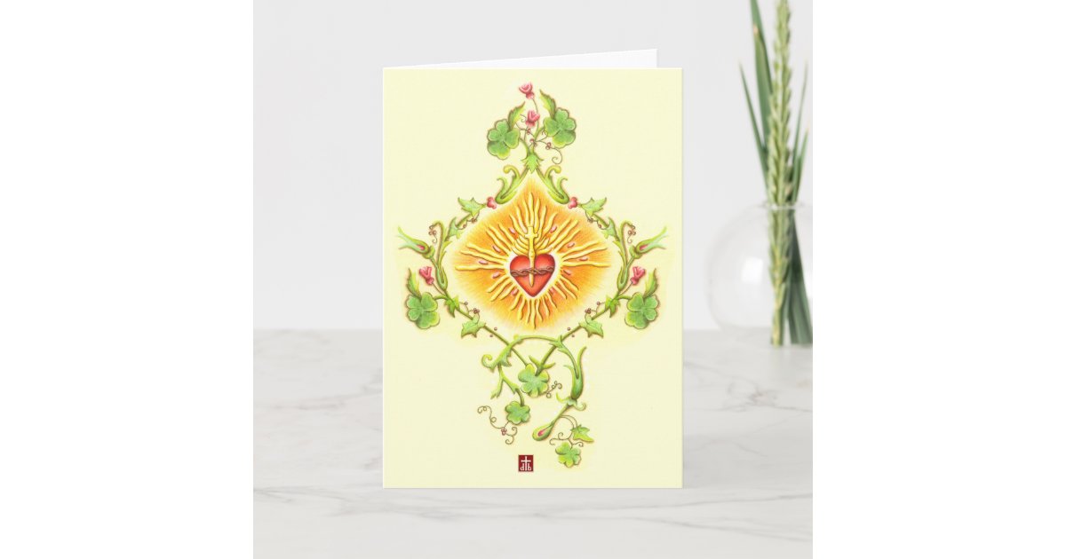 Scared Heart of Christ - Note/Greeting Card | Zazzle