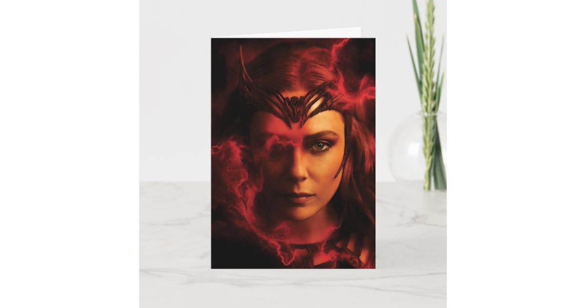 Scarlet Witch Theatrical Poster Card | Zazzle