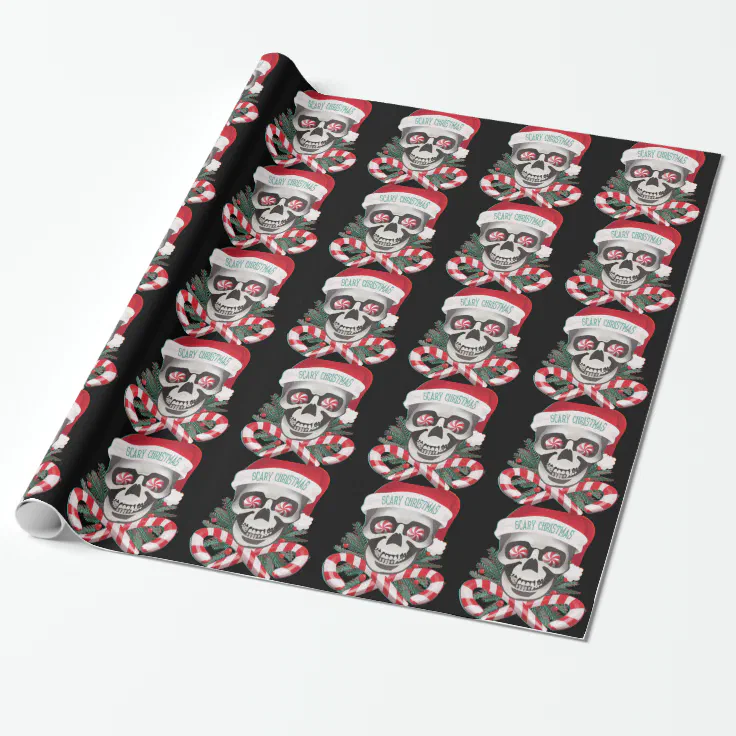 Scary Christmas Wrapping Paper | Zazzle