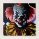 Scary Clown Evil Smile Sinister 80s Horror Jigsaw Puzzle | Zazzle