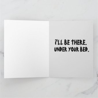 SCARY EVIL CLOWN FUNNY BIG BIRTHDAY CARD | Zazzle