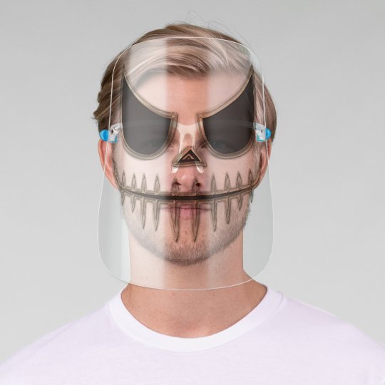 Scary Face Face Shield | Zazzle.com