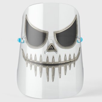 Scary Face Face Shield | Zazzle