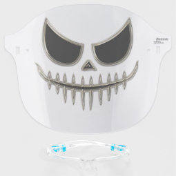 Scary Face Face Shield | Zazzle