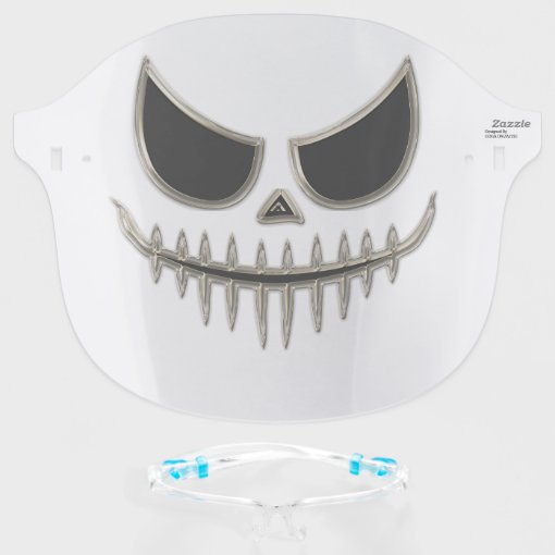 Scary Face Face Shield | Zazzle