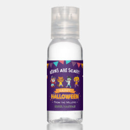 Scary Germs Halloween Kids Costume Party Hand Sanitizer | Zazzle