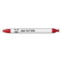 Scary ghost skull face custom Halloween party pens | Zazzle
