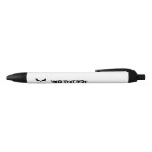 Scary ghost skull face custom Halloween party pens | Zazzle