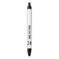 Scary ghost skull face custom Halloween party pens | Zazzle