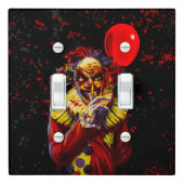 Scary Halloween Clown Horror Movie Light Switch Cover | Zazzle