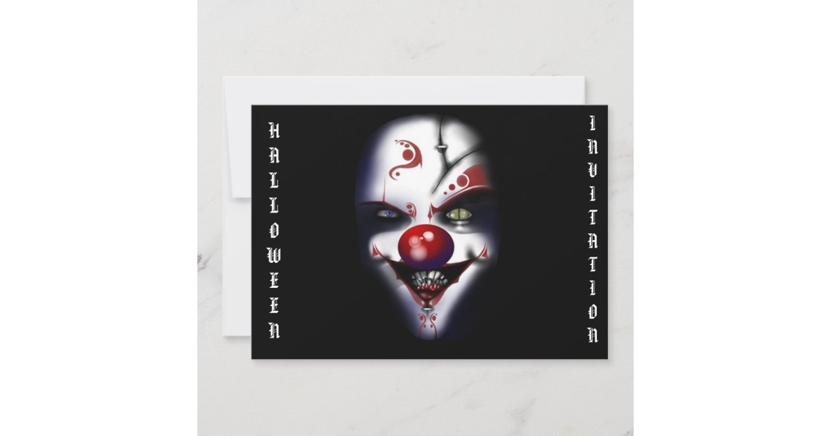 scary halloween invitation | Zazzle