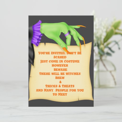 Scary HALLOWEEN PARTY INVITATIONS Scary & Cute | Zazzle