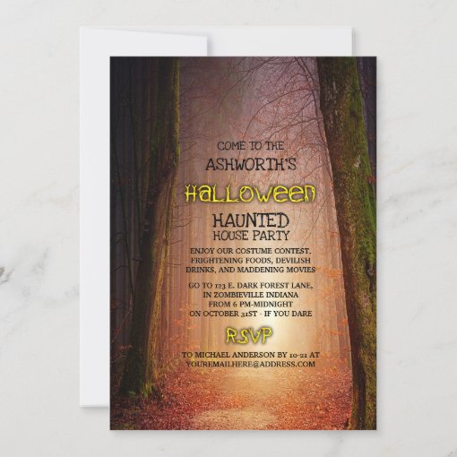 Scary Halloween Party | Zombie Brain Bugs Creepy Invitation | Zazzle