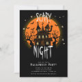 Scary Night Halloween Party Invitation | Zazzle
