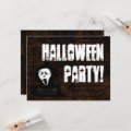 Scary Scream Halloween Party Invitations | Zazzle