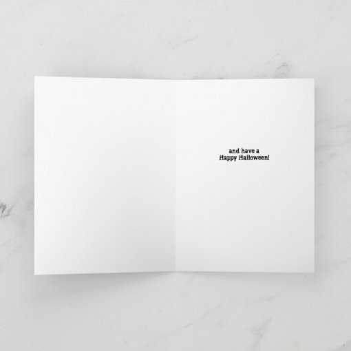 Scary Tooth Dentist Halloween Card | Zazzle