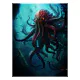 Scary Under the Sea Monsters Creatures Poster | Zazzle