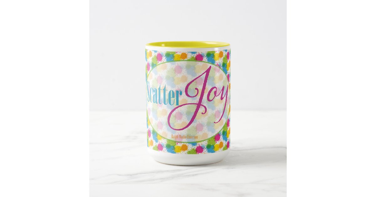 Scatter Joy Two-Tone Coffee Mug | Zazzle