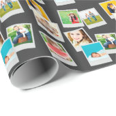 Scattered Instagram Photo Collage Wrapping Paper | Zazzle
