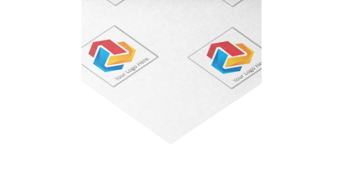 Scattered Logo Tissue Paper | Zazzle