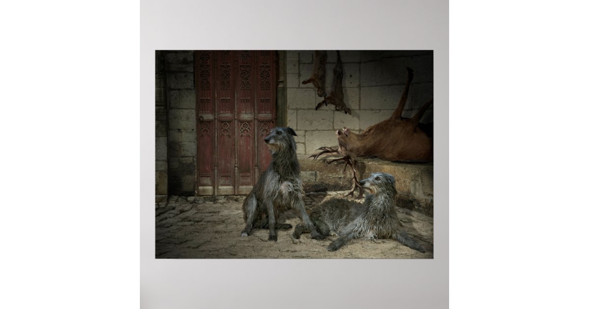 Scène de chasse : le butin (part. 3) poster | Zazzle